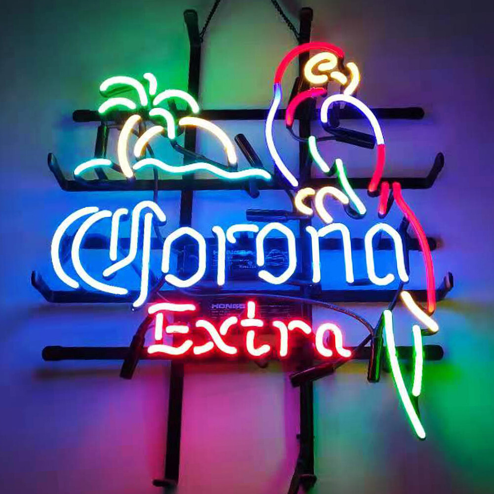 Corona Extra Neon Sign Light For Home Bar Man Cave Pub Wall Display ...