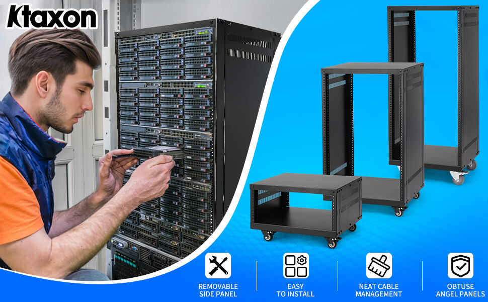 19" 4U/16U/22U Steel Equipment Rack DJ Equipment Cabinet for Audio with ...