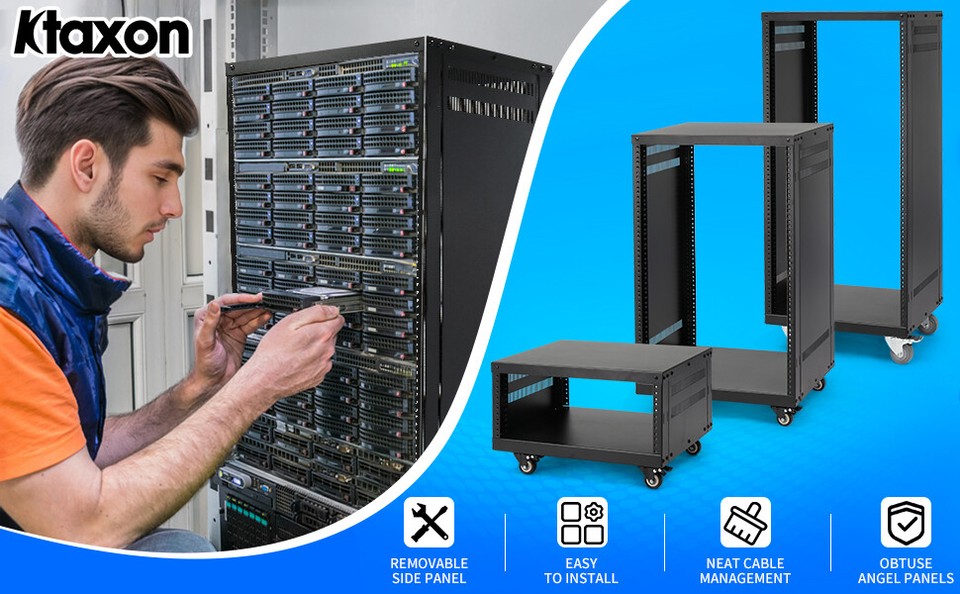 19" 4U/16U/22U Steel Equipment Rack DJ Equipment Cabinet for Audio with ...