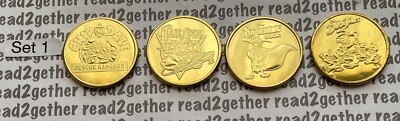 Disneyland Resort World of Disney Animated Characters Medallion Set 1 ...