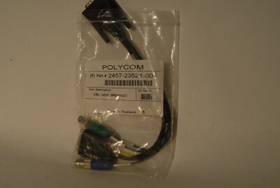 Polycom,2457-23521-001,HDCI Breakout Camera Adapter, HDCI TO 5BNC/DB9 ...