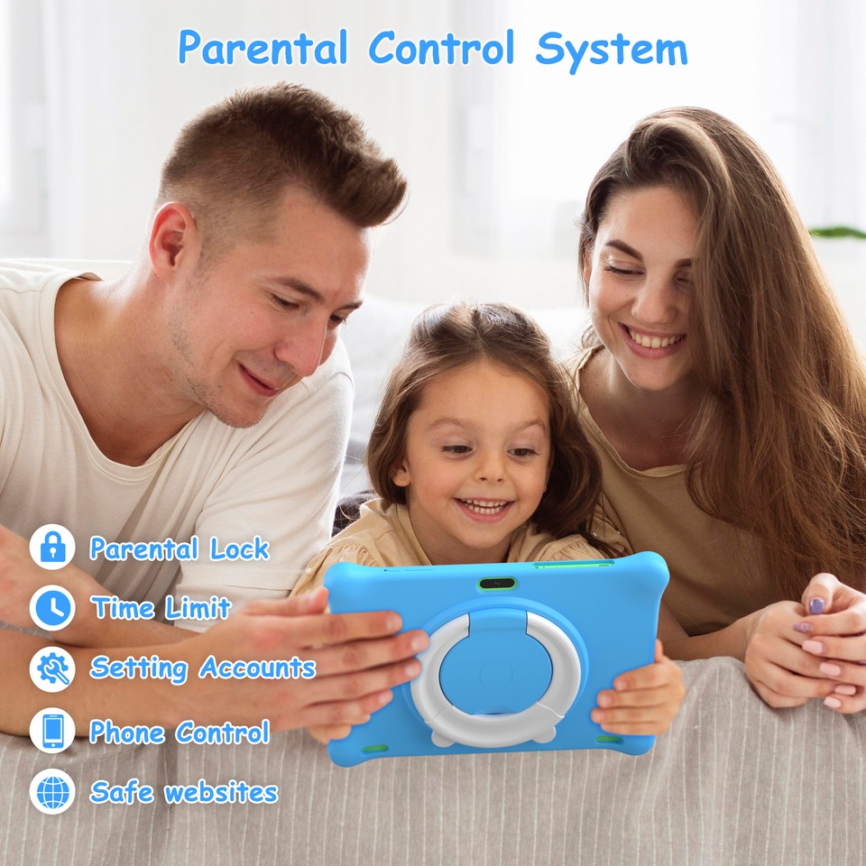 Kids Tablet 10'' Android 12 Tablet for Kids, 32GB 64GB 5000mAh Parental ...