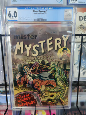 MISTER MYSTERY #1 (1951) - CGC GRADE 6.0 - GOLDEN AGE - PRE-CODE HORROR ...