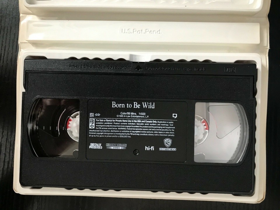 Family Entertainment Warner Bros Born to Be Wild VHS Tape 1995 | eBay