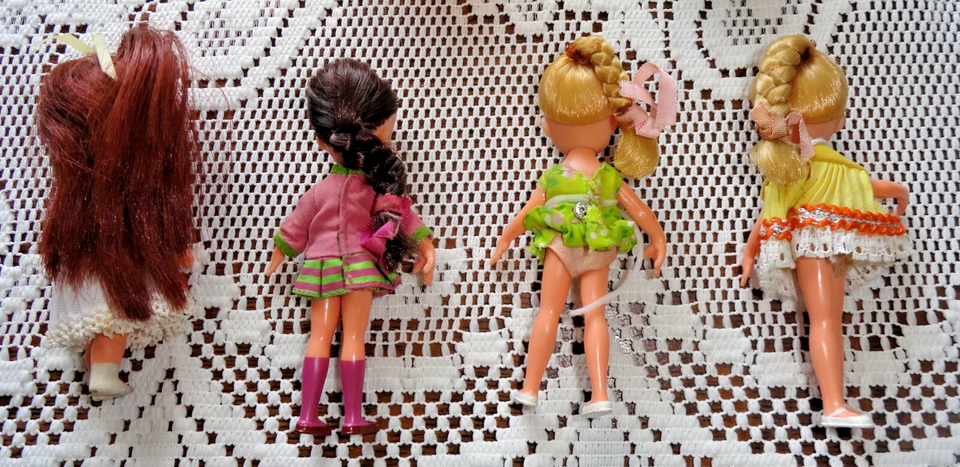 Vintage 1960's Liddle Kiddle's Dolls & Liddle Kiddle Clone Dolls - Lot ...