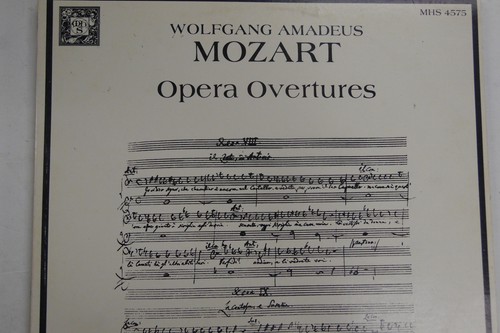 Wolfgang Amadeus Mozart Opera Overtures 33RPM 053016 TLJ | eBay
