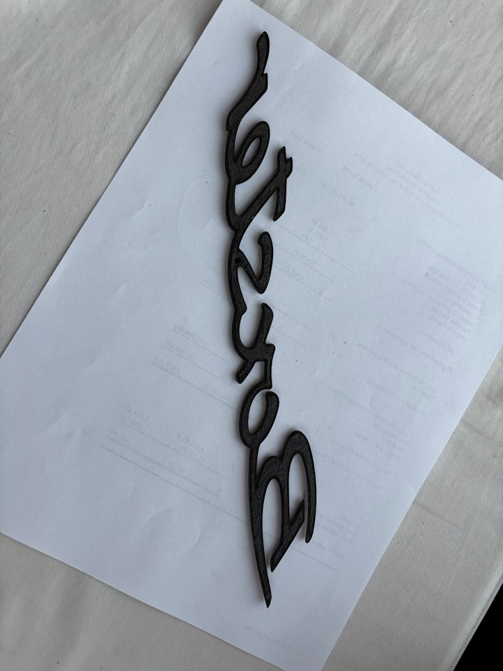 Porsche Boxster 986 Rear Trunk Lid Boxster Script - Black | eBay