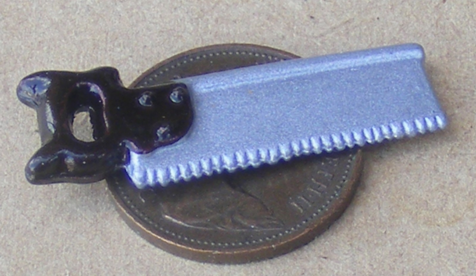 Metal Tenon Saw Garden Carpentry Tumdee 1:12 Scale Dolls House ...