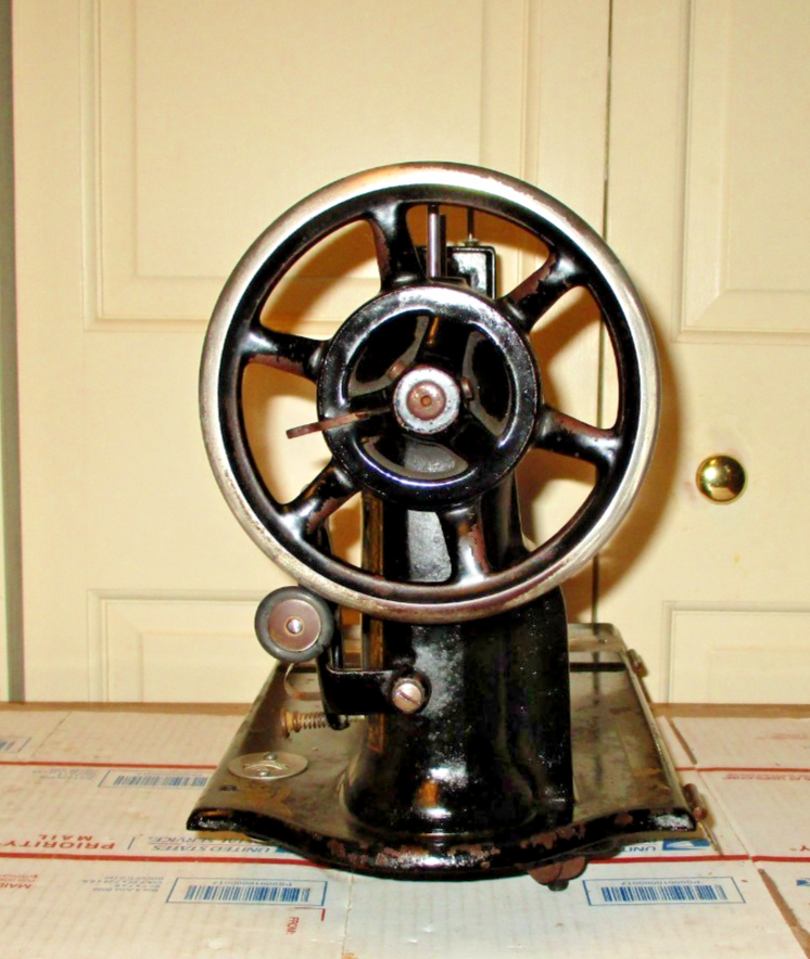 Antique 1890 White SMCo VIBRATING SHUTTLE TREADLE SEWING MACHINE HEAD ...