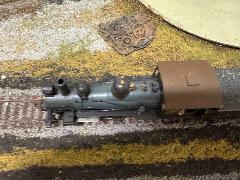 CUSTOM KITBASH HO SCALE PAINTED AMERICAN LOCOMOTIVE 4-4-0 VINTAGE W ...