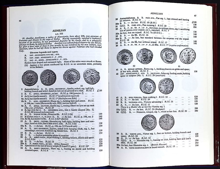 Ancient Roman Silver Coins Catalogue Vol IV Gordian III - Postumus ...
