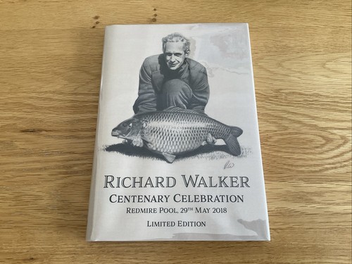 RICHARD WALKER CENTENARY LTD ED HB CARP FISHING BOOK REDMIRE POOL ...
