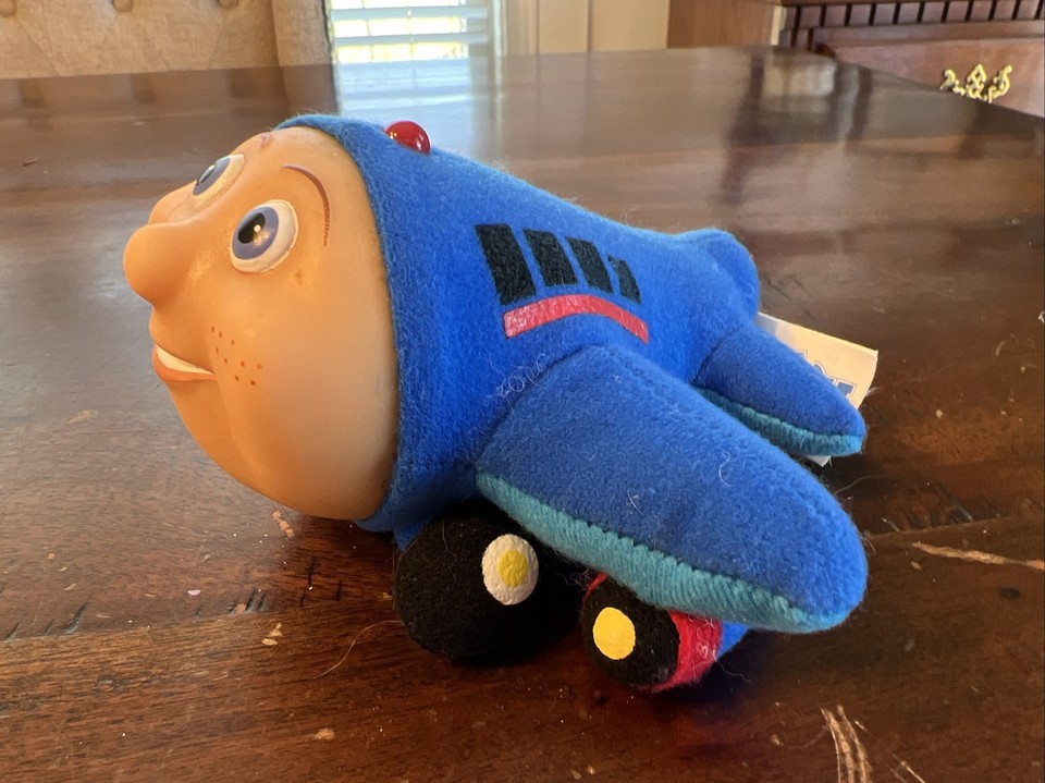 Vintage Jay Jay The Jet Plane 5” Plush Toy! Kid power Rare! 2000 ...