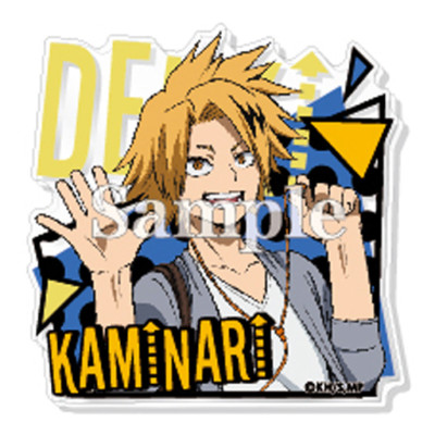 My Hero Academia Kaminari Denki Acrylic Badge Pin Anime Manga NEW | eBay