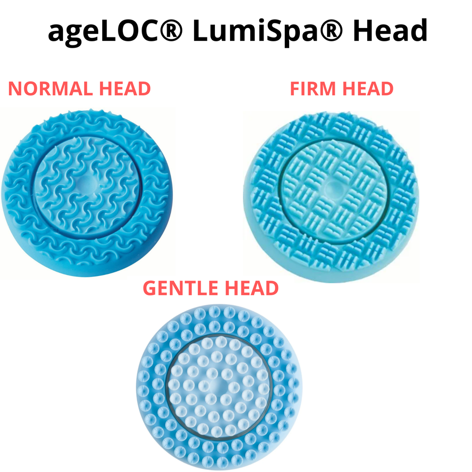 NU SKIN ageLOC Lumispa Treatment FIRM NORMAL And GENTLE HEAD Silicone ...