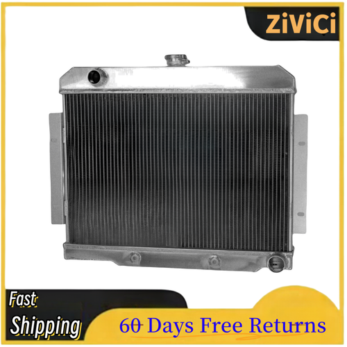 3Row Alu Radiator 24"W CORE For JEEP CJ5 CJ6 CJ7 CHEVY 350 V8 SWAP ENG ...