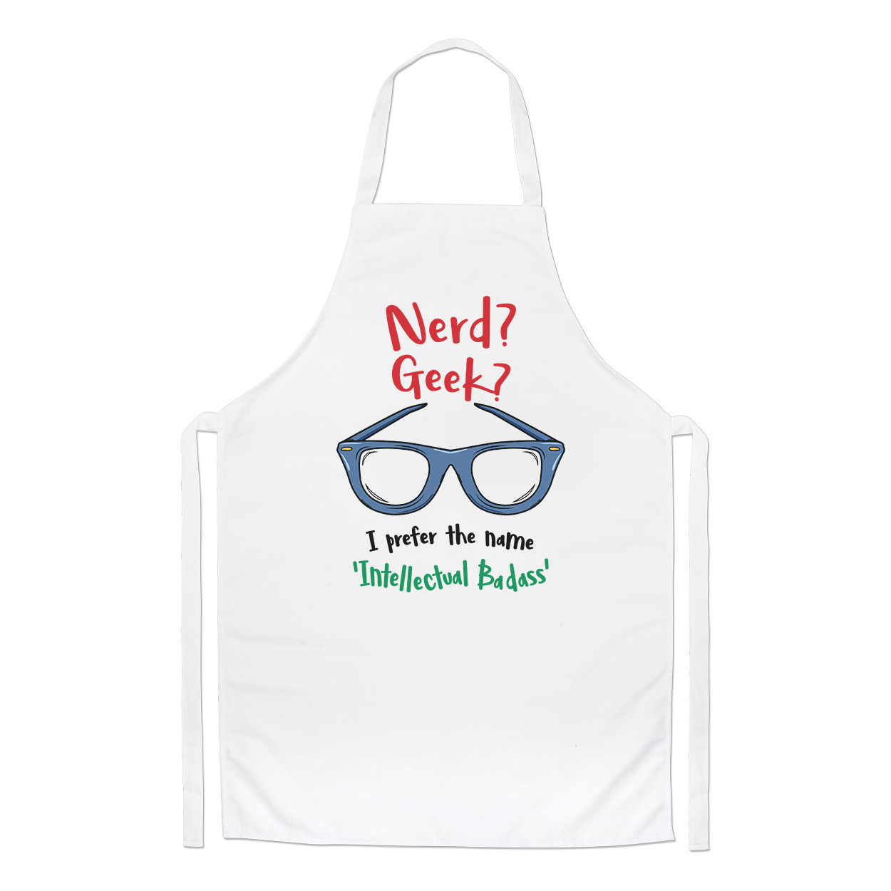 Nerd Geek Intellectual Badass Chefs Apron - Funny Cooking | eBay