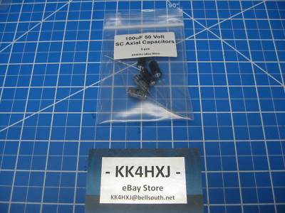 SC - GHA Series - Axial Electrolytic Capacitors - 50v 100uF - 5 Pieces ...