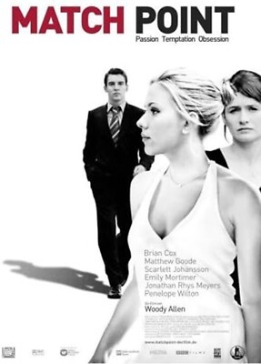Match Point DVD Scarlett Johansson Jonathan Rhys Meyers Movie Film New ...