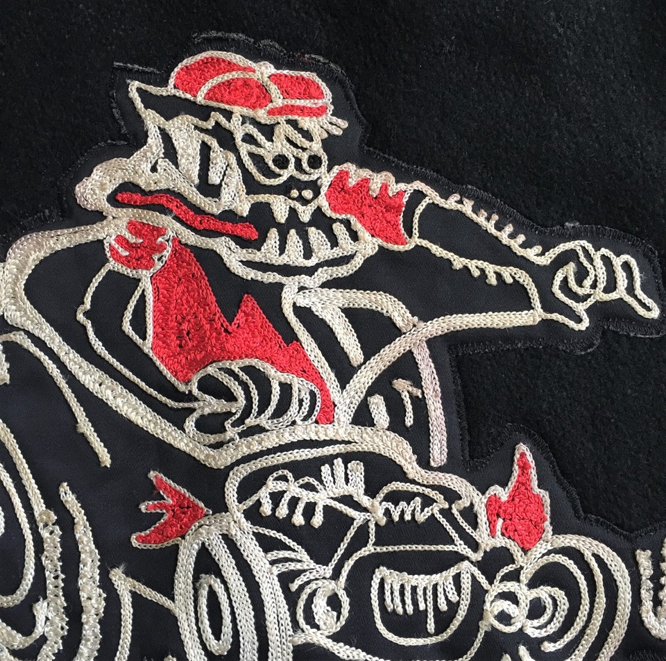 Vintage CA car club jacket Empire Union made varsity Rat Fink Hot Rod ...