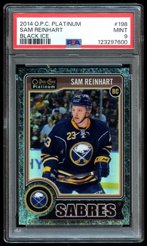 2014-15 O-Pee-Chee Platinum - Sam Reinhart #198 Black Ice /25 (RC) for ...