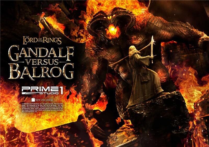 Gandalf Balrog Gandalf Takes On The Balrog In New LOTR Prime 1 Studio