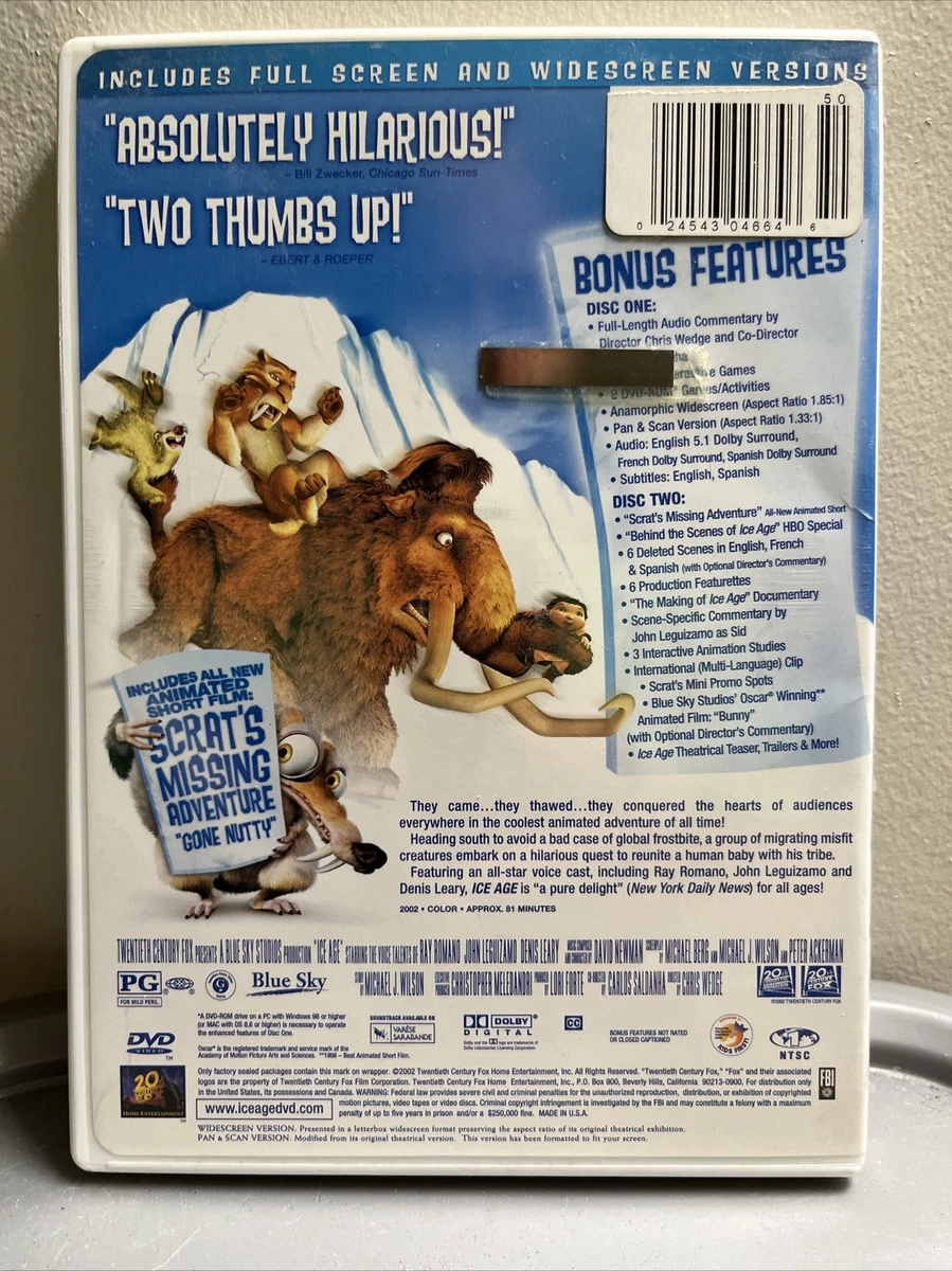 Ice Age 2002 Dvd