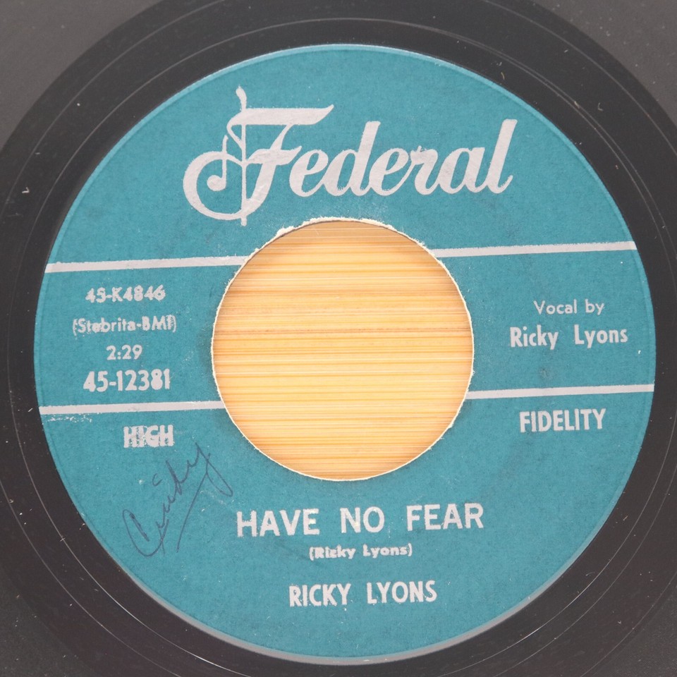 RICKY LYONS - SHIM SHAM SHUFFLE / HAVE NO FEAR - SOUL FUNK 45 FEDERAL ...