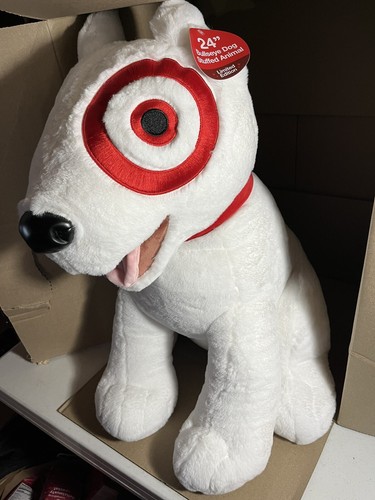 2024 Large 24 Inch Bullseye Target Holiday Exclusive Stuffed Plush Dog ...