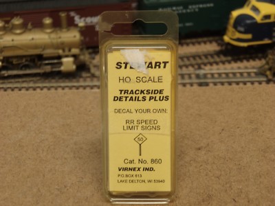 Stewart HO Railroad Speed Limit Signs 860 | eBay