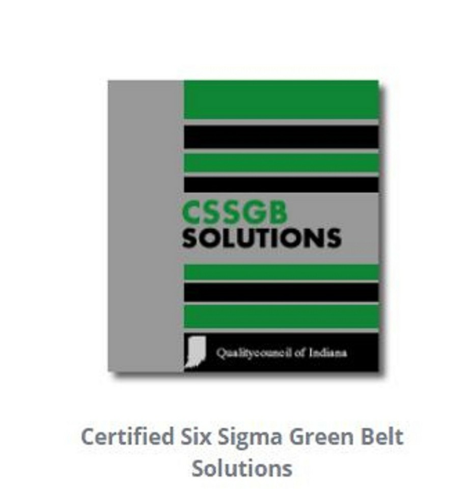 Certified Six Sigma Green Belt Primer ( CSSGB ) AND Solutions Text ...