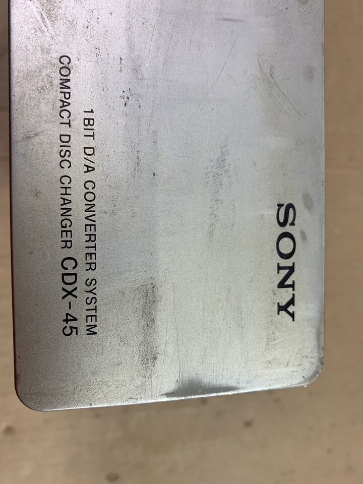 JDM Used Sony 10 Disc CD Changer System Model CDX-45 with Compact Disc ...