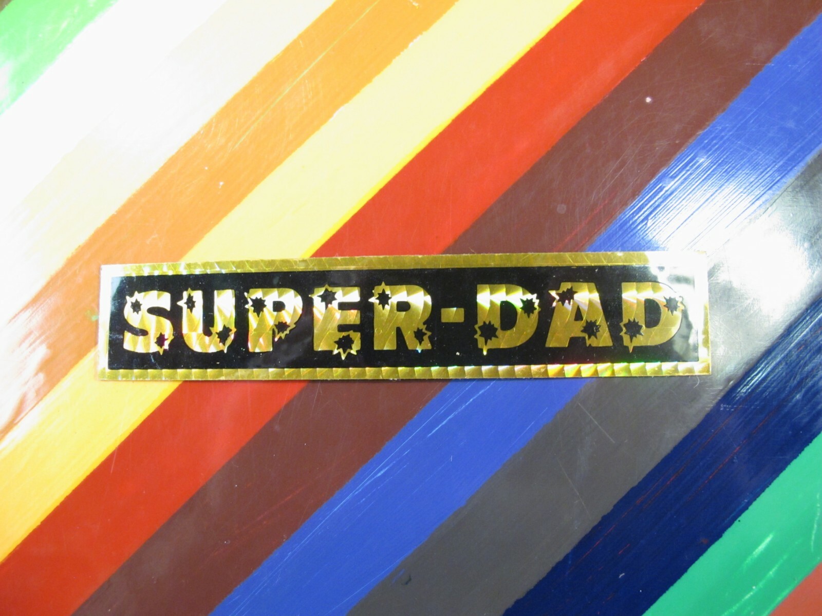 vtg 1980s Novelty BMX sticker - prismatic stuff from the 80s + others ...