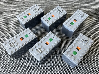 LEGO 9V Battery Box Train Power Functions Electric Tested 87513c01 ...