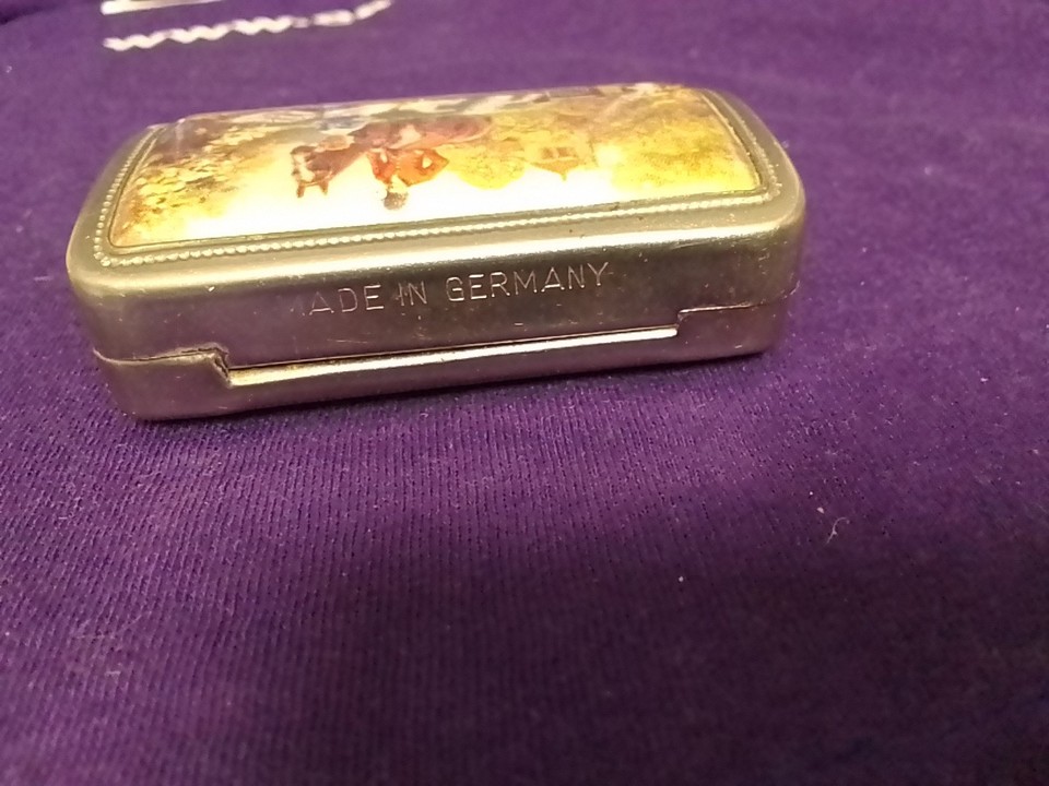 Vintage Decorative Metal Tin Snuff Box Horse Scene | eBay UK