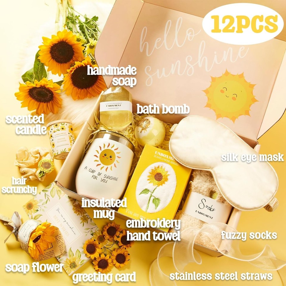 Gifts for Women, Sending Sunshine Gift Basket, Get Well Soon | eBay
