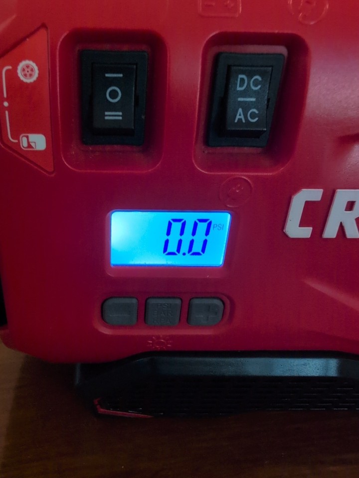 CRAFTSMAN V20 Tire Inflator Portable Air Compressor 3 Modes Cordless ...