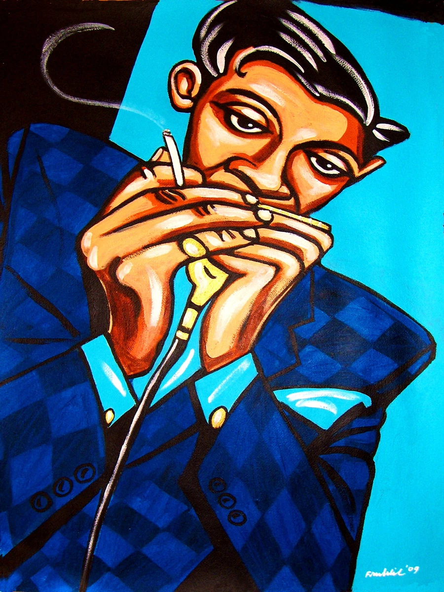 Blues Harmonica Art