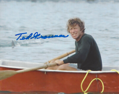 TED GROSSMAN SIGNED AUTHENTIC 'JAWS' 8X10 PHOTO C w/COA STAR WARS ACTOR ...