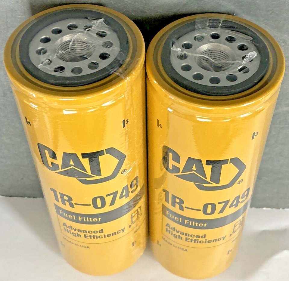 2 PACK of NEW GENUINE CAT OEM ~ 1R0749 FUEL FILTER ASSEMBLY ...