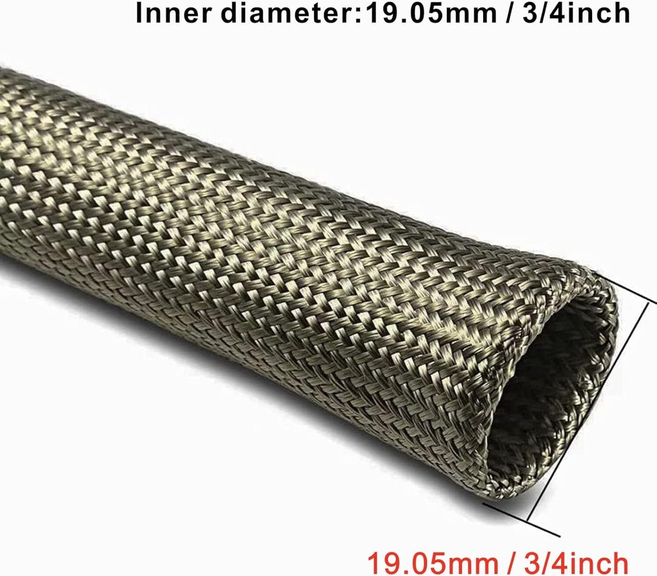 Wire Heat Shield Fire Sleeve Fuel Line Hose Spark Plug Wire Cover ...