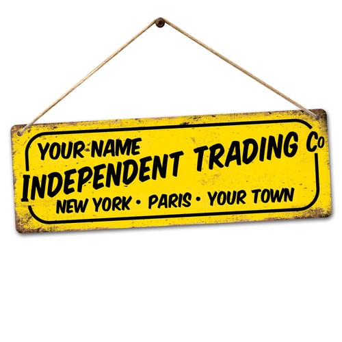 Metal Wall Sign - Custom Trotters Independent Traders - Only Fools ...