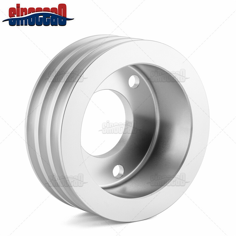 Billet Aluminum Crankshaft Pulley for V-Belt SWP 396 427 454 Crank BBC ...