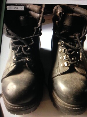 Boys or girls Size 6.5 Black Rugger Outback / Work Boot-Lightly used ...