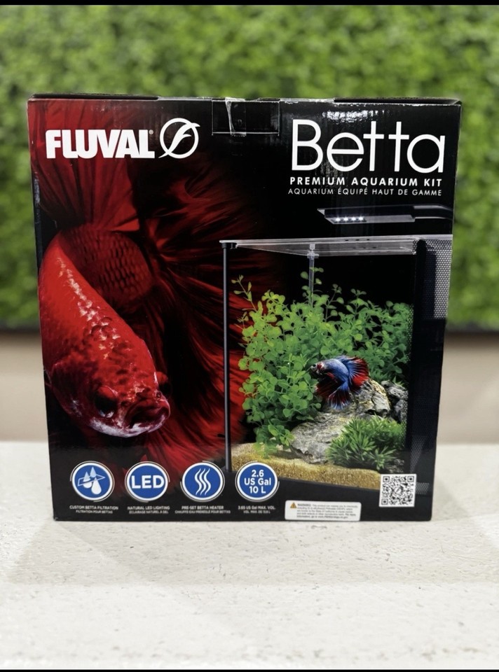 Fluval Betta Premium Aquarium Kit, 2.6 US Gal / 10 L #10498 | eBay