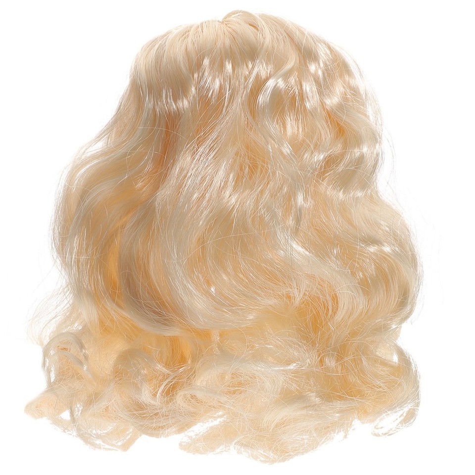 Dog Wig Funny Large Wigs for Dogs Pet Accessory Curly Brown Baddie ...