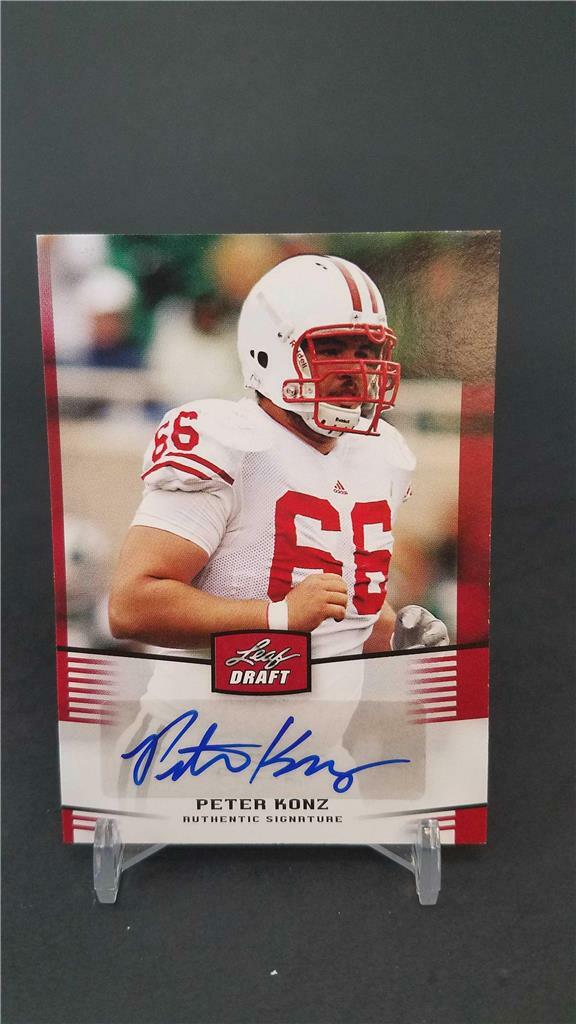 2012 LEAF DRAFT PETER KONZ PK1 ROOKIE RC AUTO FALCONS | eBay