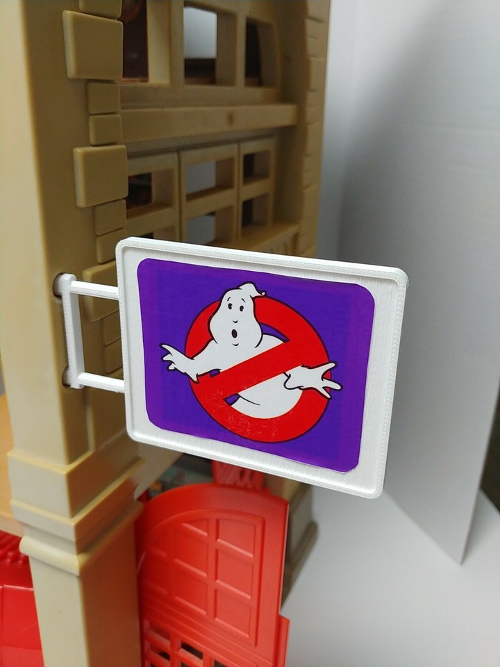 Vintage Real Ghostbusters Firehouse custom 3d printed sign | eBay