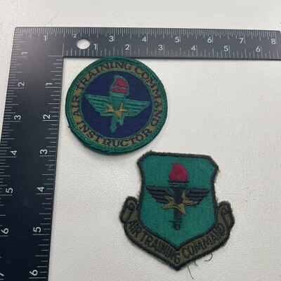 2 AIR FORCE Patches AIR TRAINING COMMAND + AIR TRAINING COMMAND ...