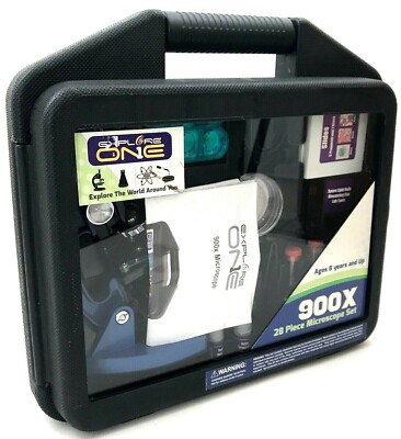 Bresser Explore One Microscope Kit 28 Piece Microscope One Stem 900X ...